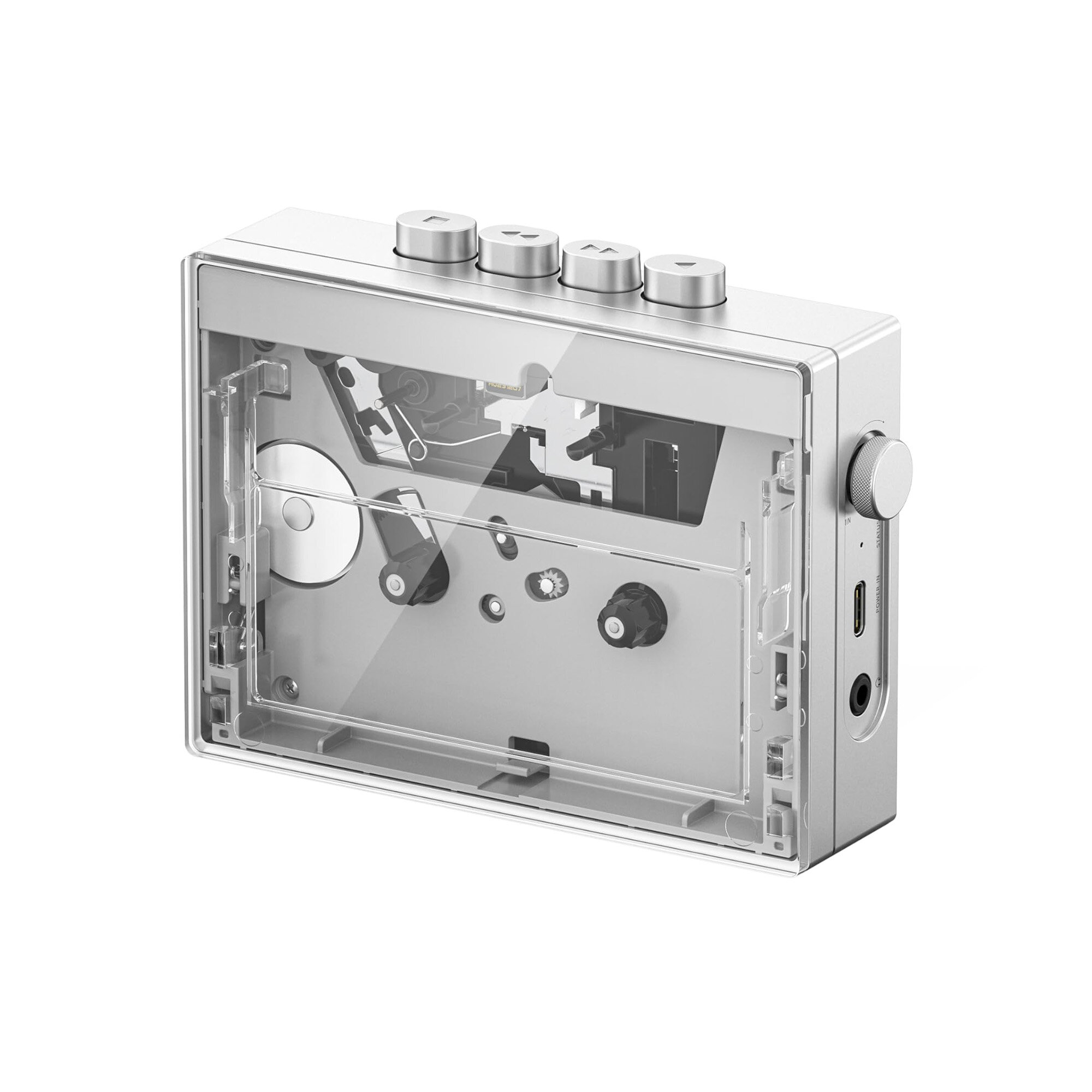 Hi-Fi плеер FiiO CP13 transparent, кассетный, серебристо-голубой