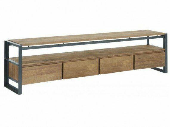 Деревянный комод для дома в стиле лофт модель Аякли 2