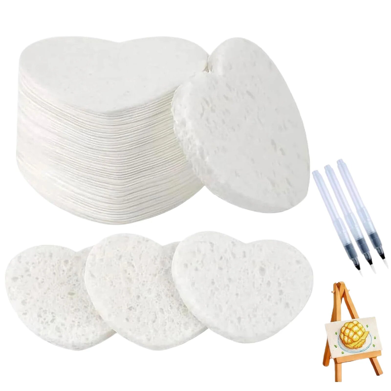 Волшебная 3D бумага для рисования 10PCS Heart