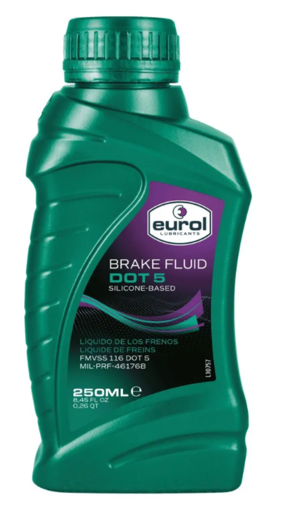 Eurol Brake Fluid DOT 5 Silicone (250ml)