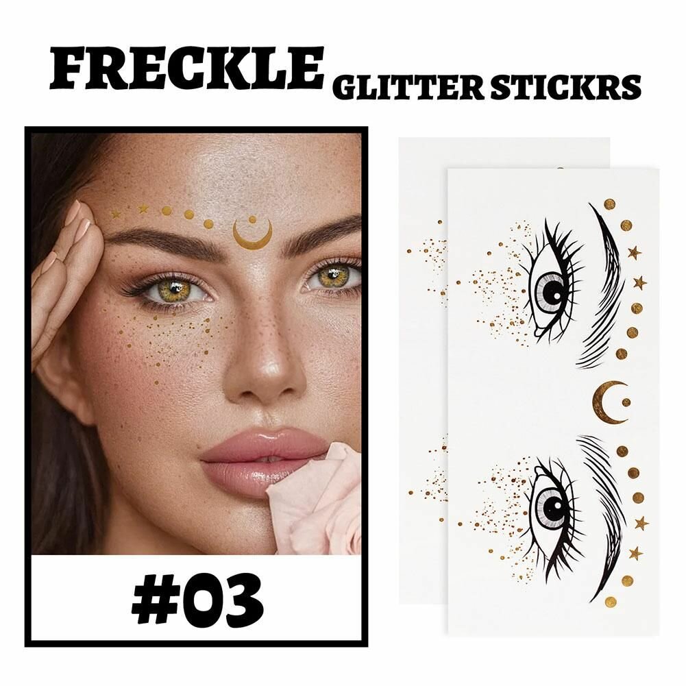 Переводные татуировки Дрофа-Медиа Веснушки,"Золотые веснушки",1/2шт