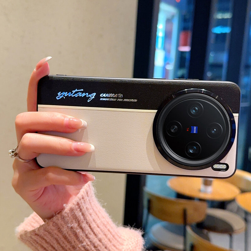 Подходит для Vivo X200 Pro mini/ Виво X200 Про mini Чехлы для телефонов с защитой камеры и противоударным, X200 Про mini, подставка, soft touch,360° Полная защита, резина, пластик, силикон, защита камеры