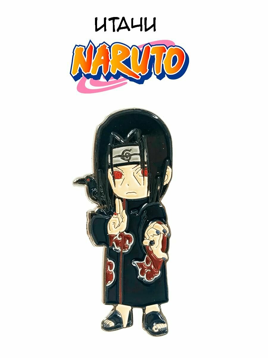Значок Итачи Утиха Акацуки из аниме Наруто