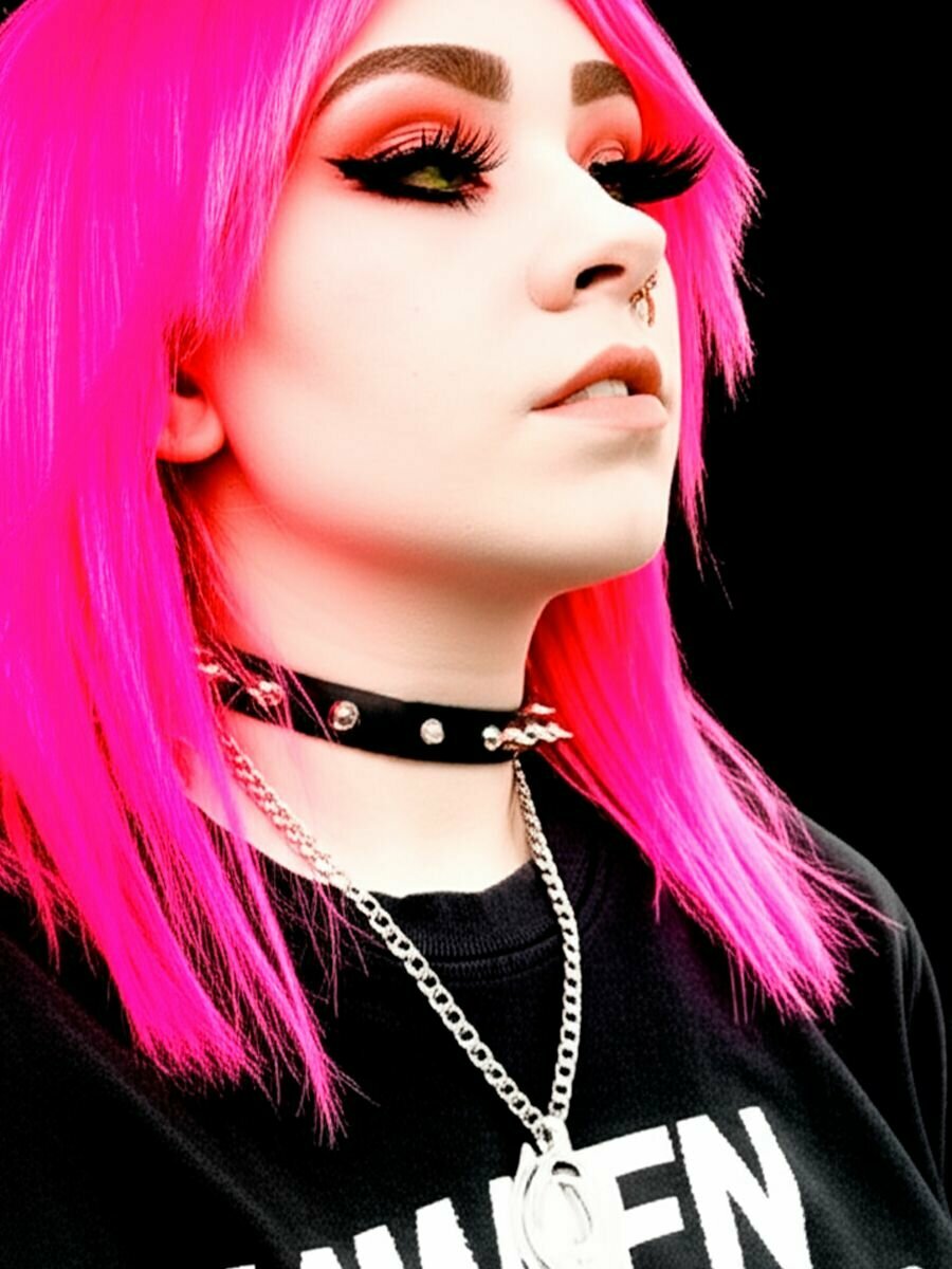 Чокер - ошейник Эмо с шипами