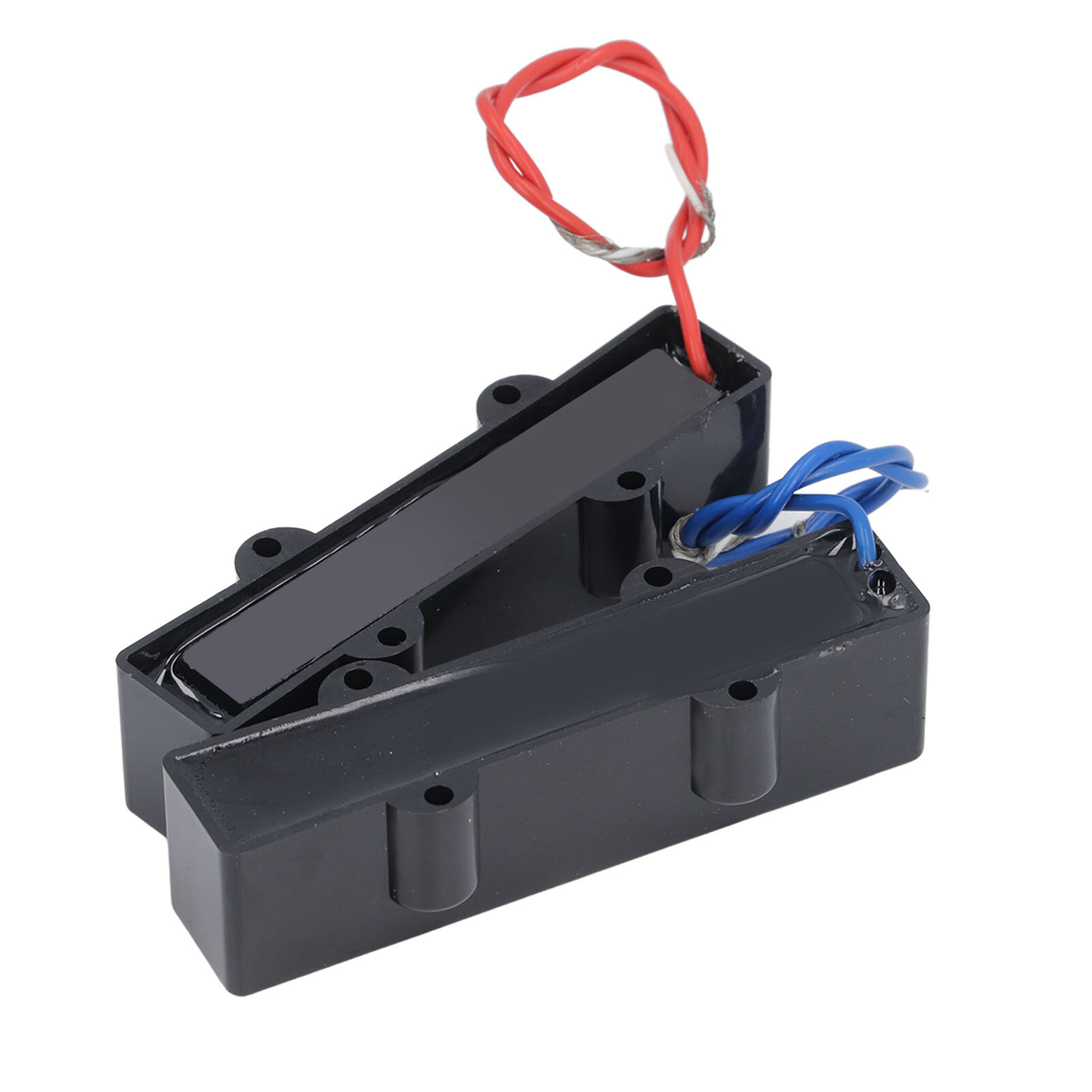 2 шт, 4-струнный басовый звукосниматель, герметичный, закрытый, без шума, с одной катушкой, джазовый басовый звукосниматель