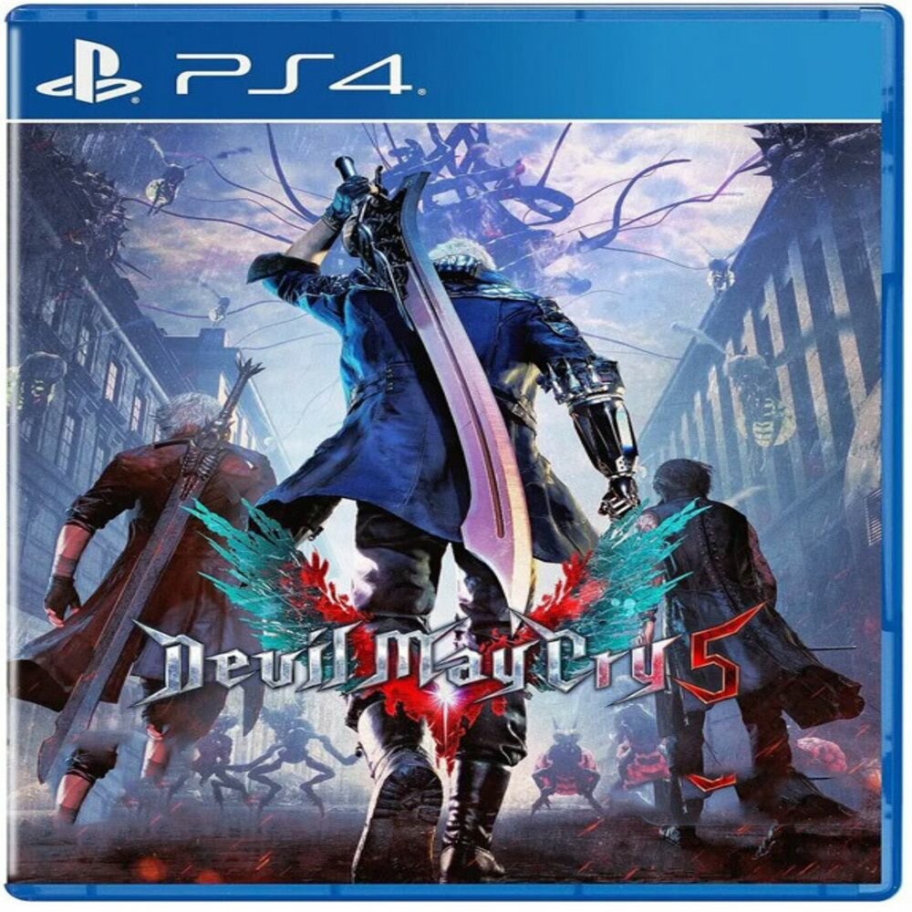 Видеоигра Devil May Cry 5 PS4/PS5 Издание на диске, русские субтитры.