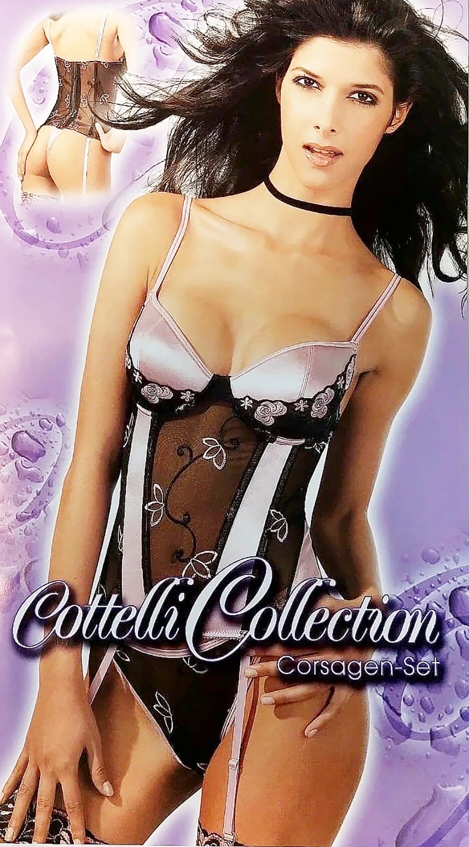 Корсаж с подвязками для чулок от Cottelli Collection, М