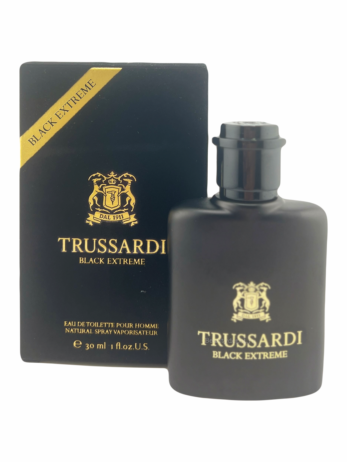 Туалетная вода Мужская Trussardi Black Extreme (edt) 30мл