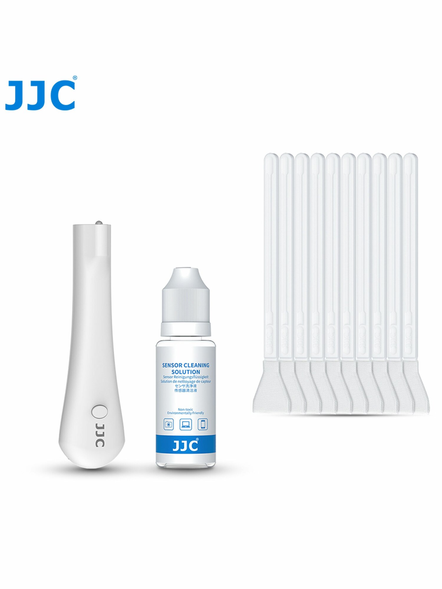 Набор для чистки камер JJC CL-AS10K2, жидкость, 16 шваброчек и ручка для CMOS/КМОП матриц