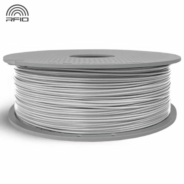 Катушка ABS-пластика Bambu lab 1.75 мм 1кг, серебряный