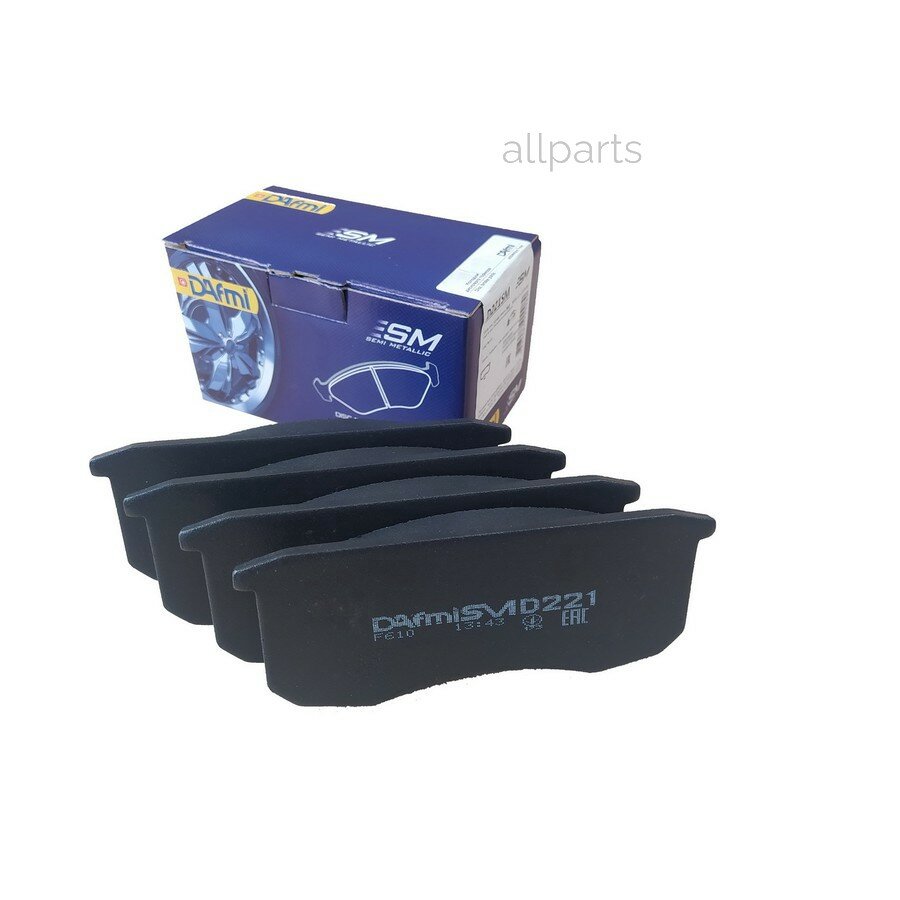 DAFMI D221SM Колодка торм передняя Dafmi "Semi Metallic" D221SM 3160-3501090/Patriot, к-т