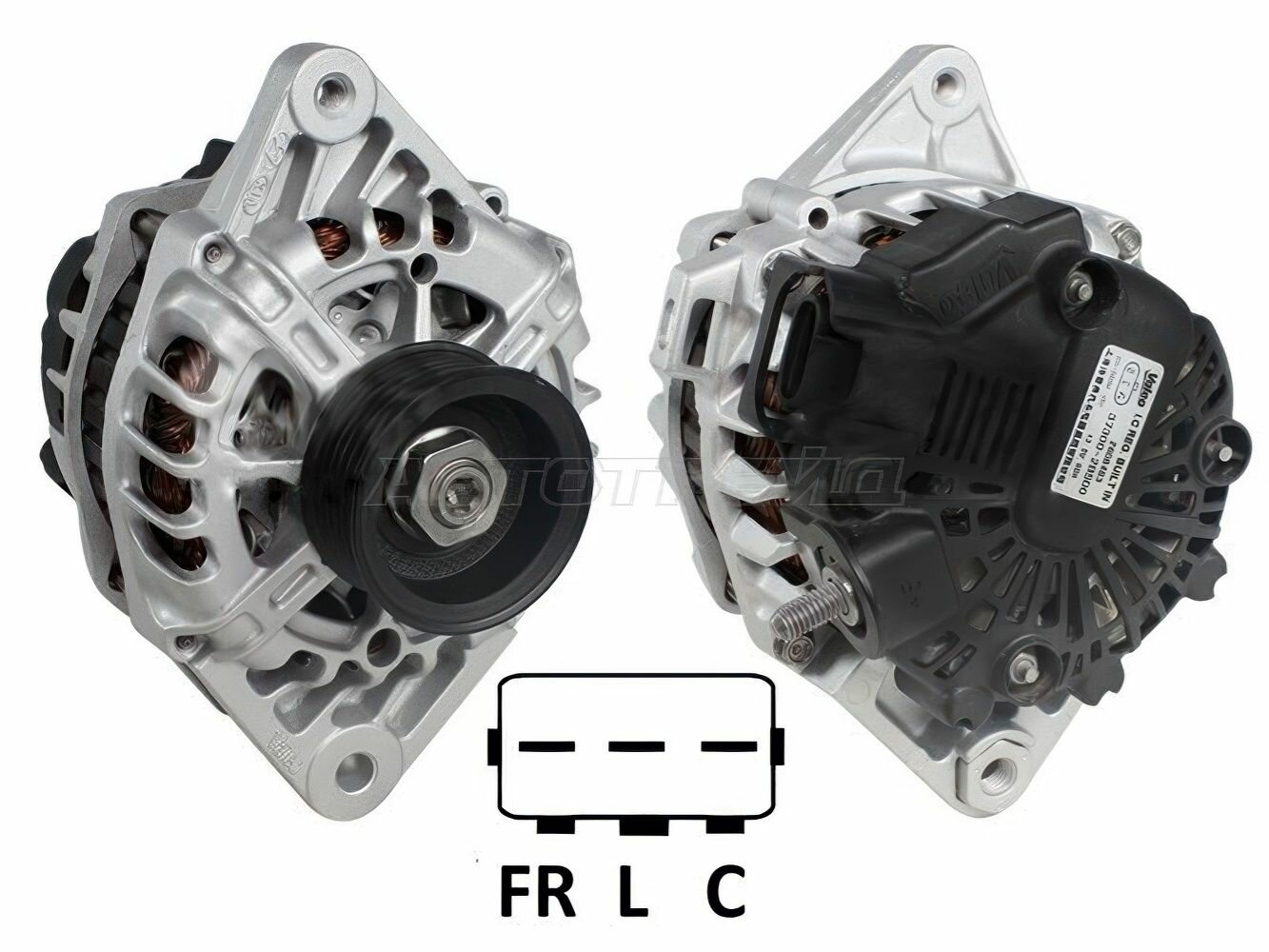 Генератор 12V 90A для Хендай Акцент, Солярис, КИА Сид, Рио арт ST373002B510N SAT