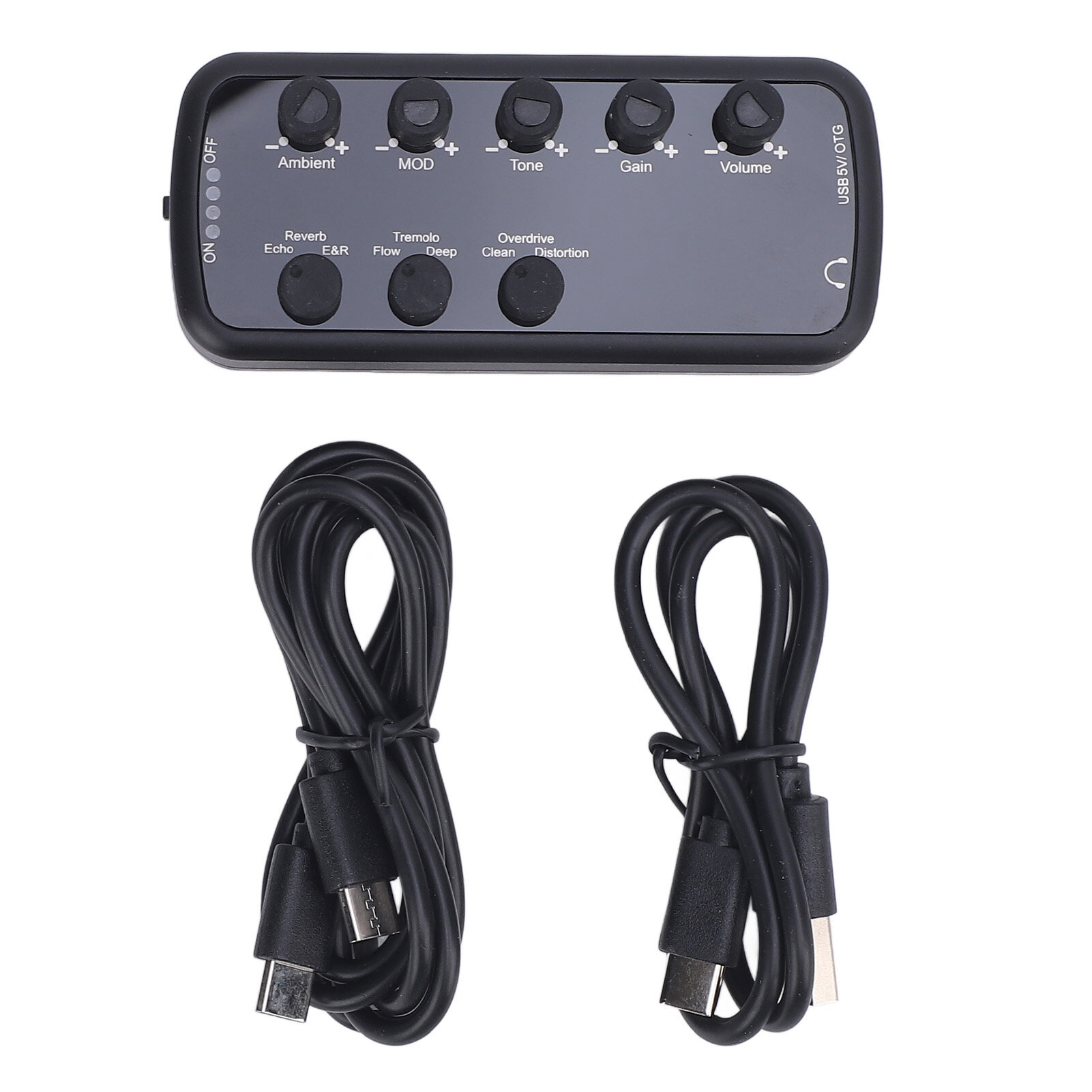 Усилитель для наушников с басом Мультиэффекты Чистый Овердрайв Дисторшн Эхо Реверберация Хорус Тремоло Усилитель для наушников с глубоким басом