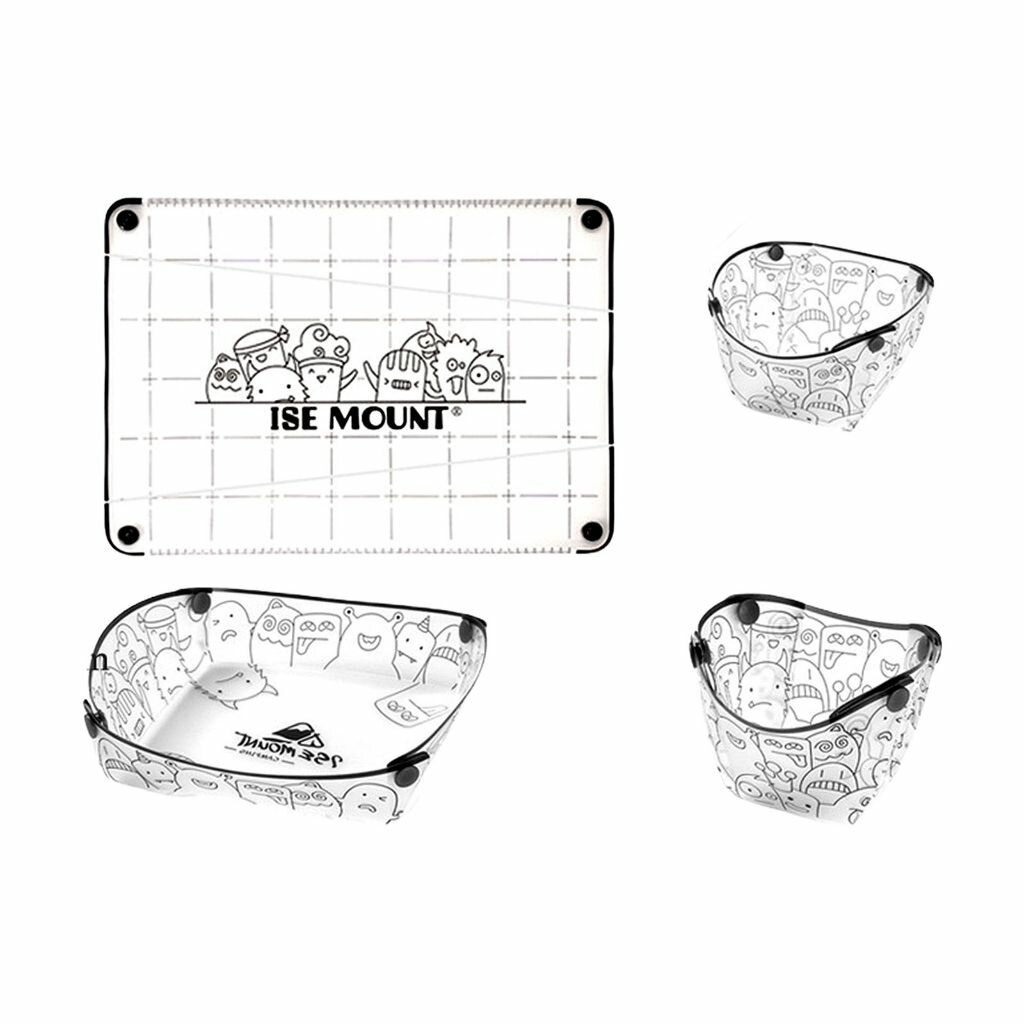 Походной посуды, Сверхлегкий складной набор столовых приборов для отдыха на открытом воздухе - набор столовых приборов из 4 предметов, 1 комплект