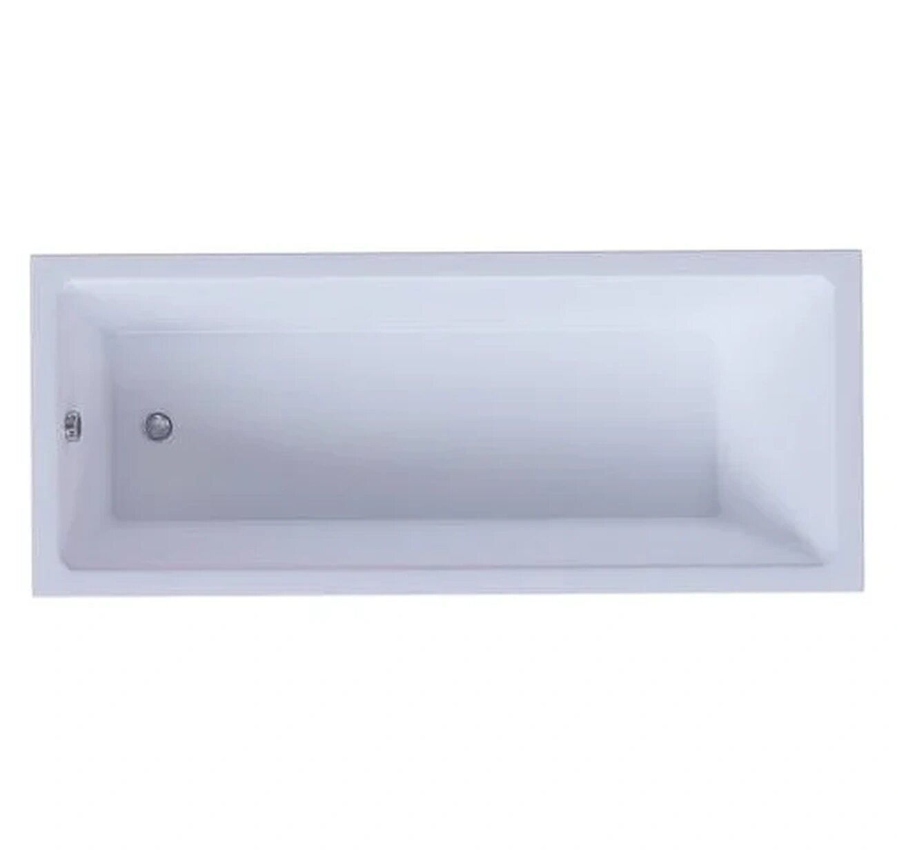Акриловая ванна 170x70 прямоугольная Aquatek София, пристенная 100% акрил