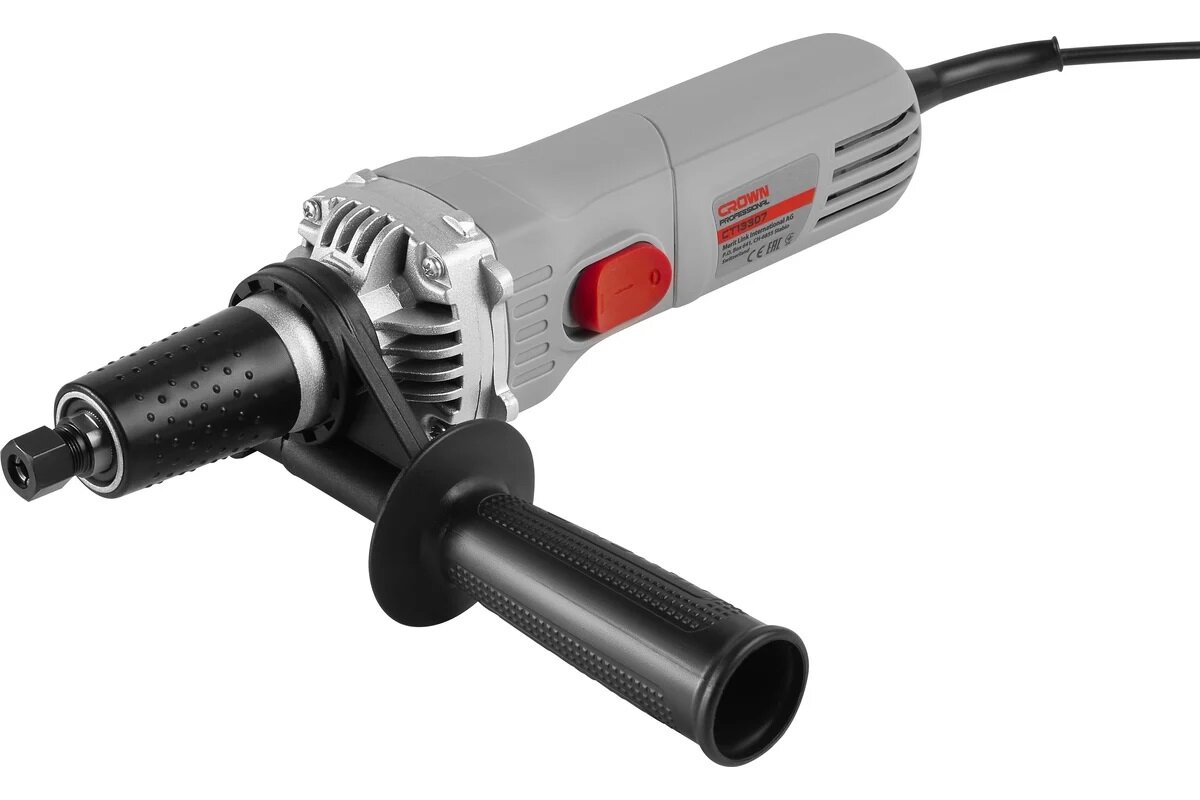 CROWN CT13307 Прямая шлифовальная машина ПШМ 600 Вт, 12000-27000 об/мин CT13307