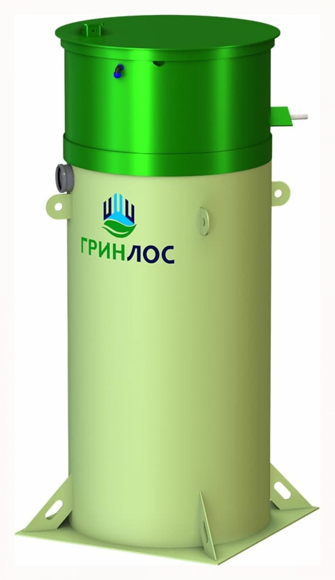 Септик для дома Гринлос Аэро Лайт 6 Пр (1.2 м3/сут, с насосом, на 6 человек)