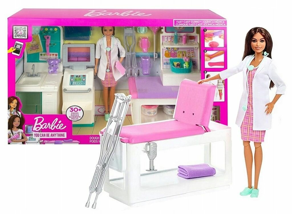 Сюжетно-ролевые игрушки Mattel Barbie Профессии Клиника, GTN61