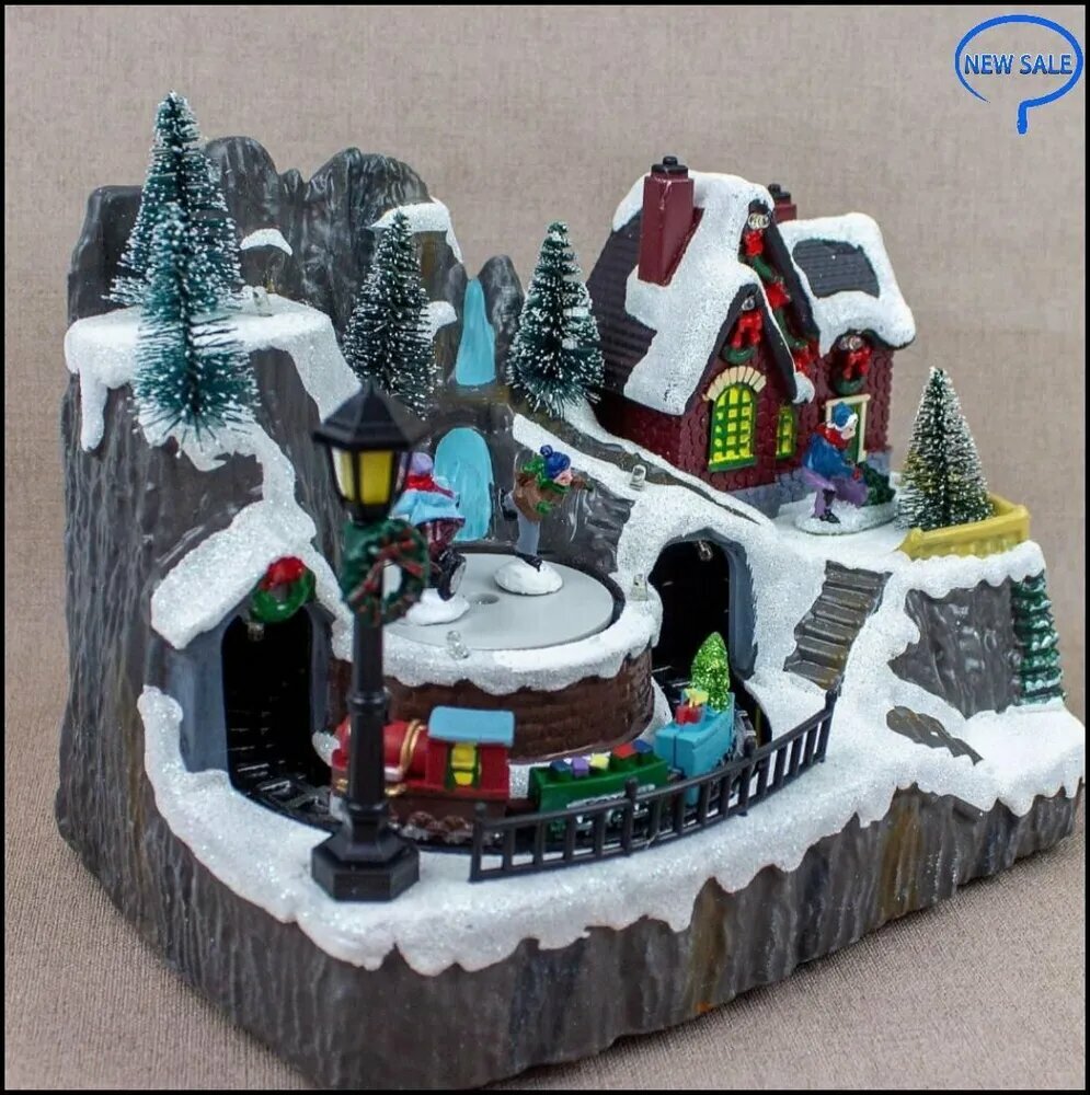 Фигурка светящаяся Рождественская декорация 17 см