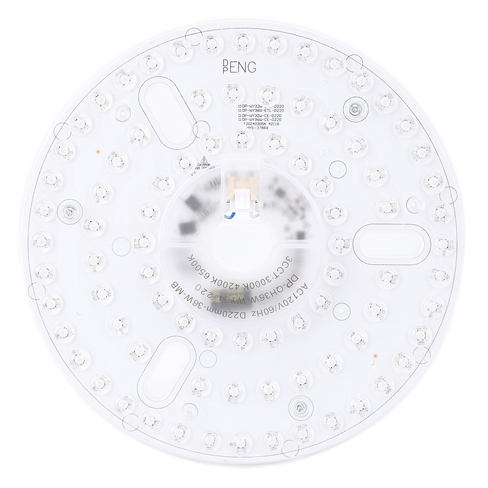 8,66-дюймовый светодиодный светильник 36 Вт, модернизированный магнитный потолочный вентилятор, замена светодиодной лампы 3CCT 3000K 4200K 6500K с регулируемой яркостью, круглый 120 В