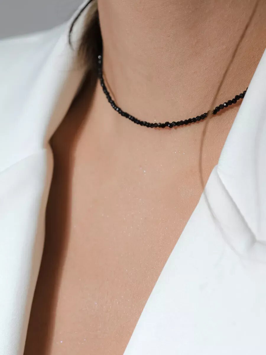 Колье, фианит