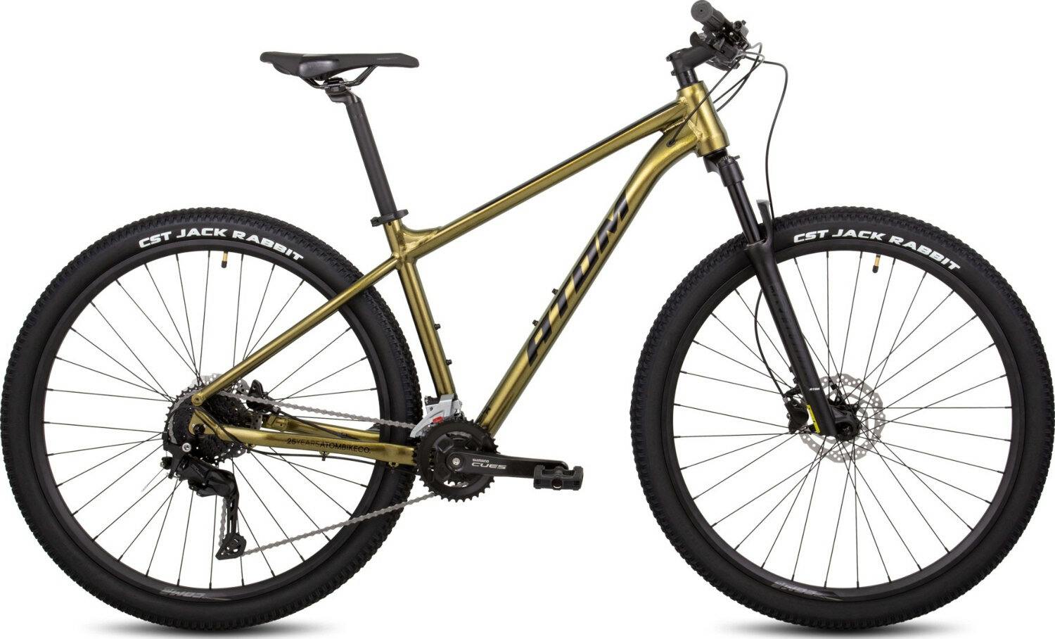 Велосипед горный Atom Bion Nine 50 (2025), рама M (17"), SilkSparklingGold