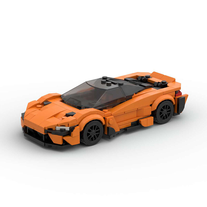 Набор пазлов MOC, игрушечная модель, собранная модель автомобиля McLaren 765lt V2, креативный собранный детский подарок (369 шт.), подходит для мальчиков