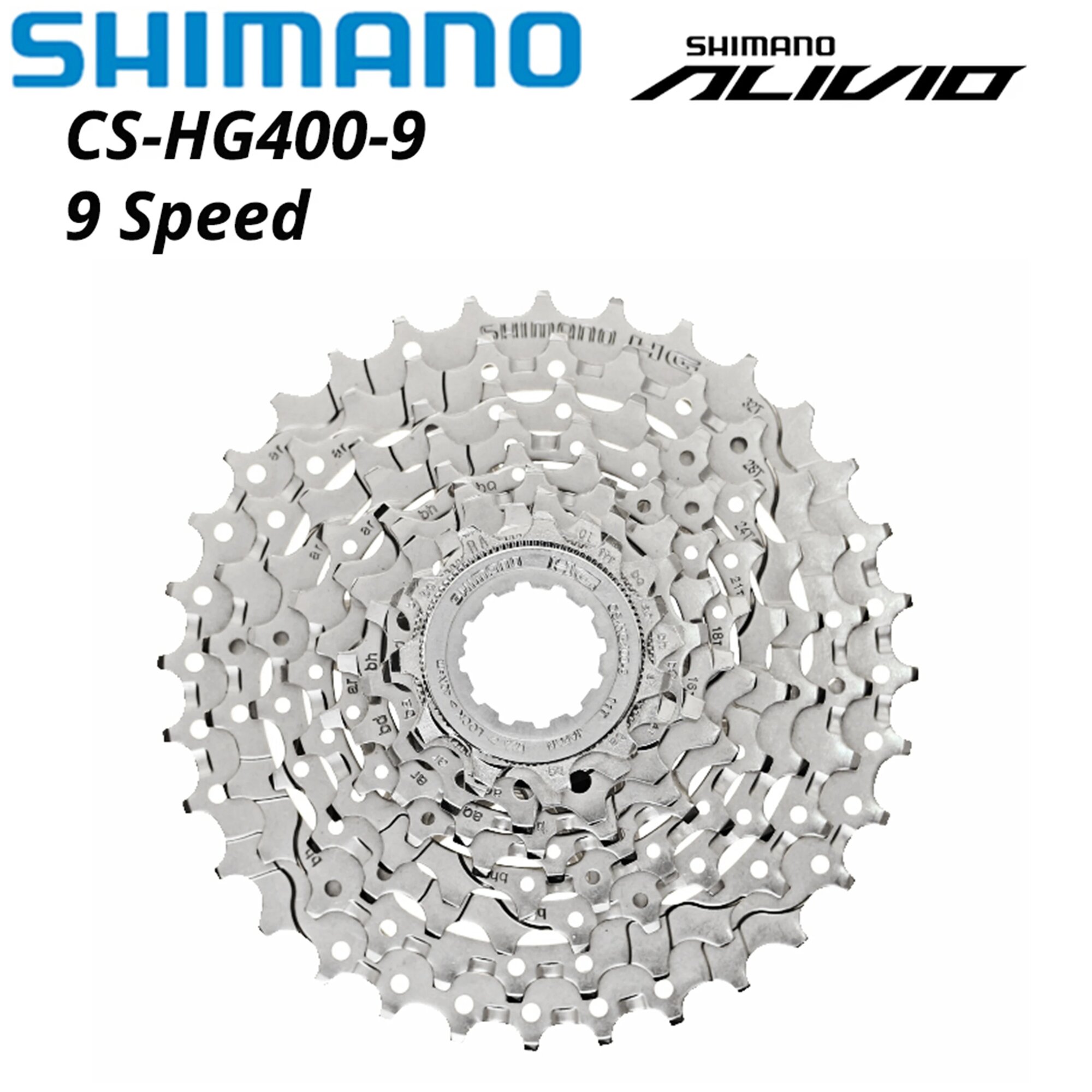Shimano Alivio M4000 кассета 9ск 11-36T серебристая