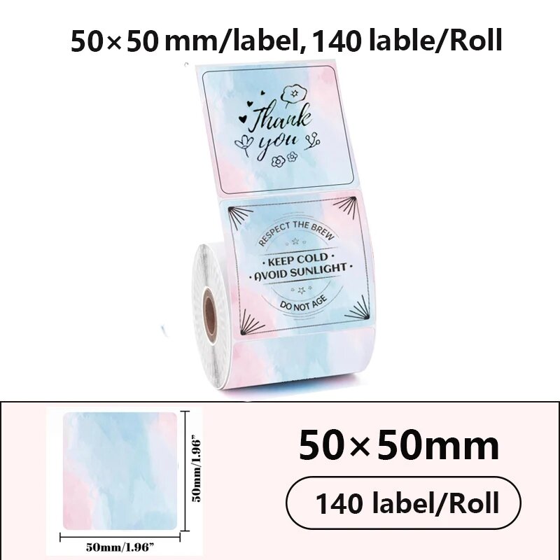 Термонаклейки для принтеров Marklife P50, Phomemo M110/M220/M200, QLabel E210 FLF