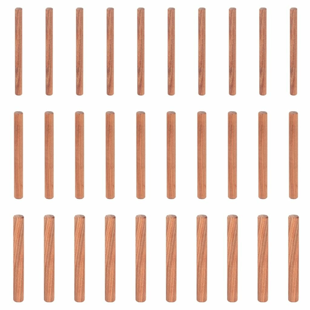 1 набор из 30 палочек, круглые деревянные палочки 8мм10мм12мм-красное сандаловое дерево