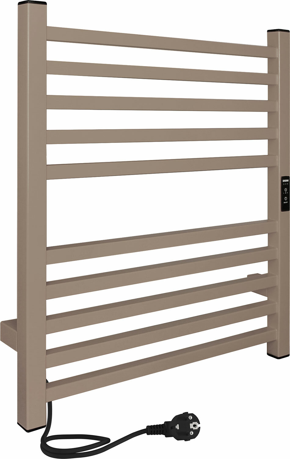 Электрический полотенцесушитель Indigo Attic, без полки, Aurum Beige (LСLATCE60-50ABERt)