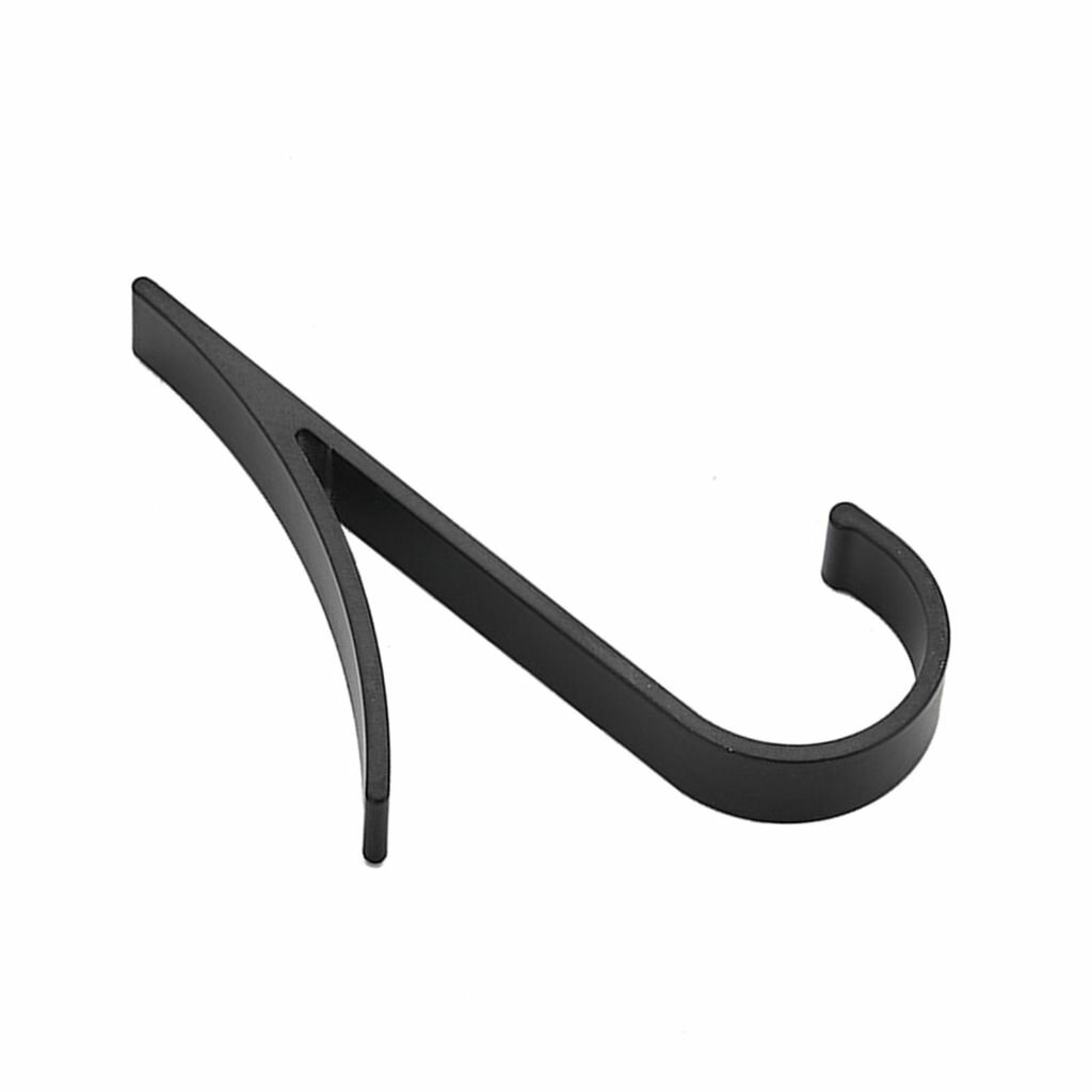 Алюминиевые крючки для полотенец, Черный - B