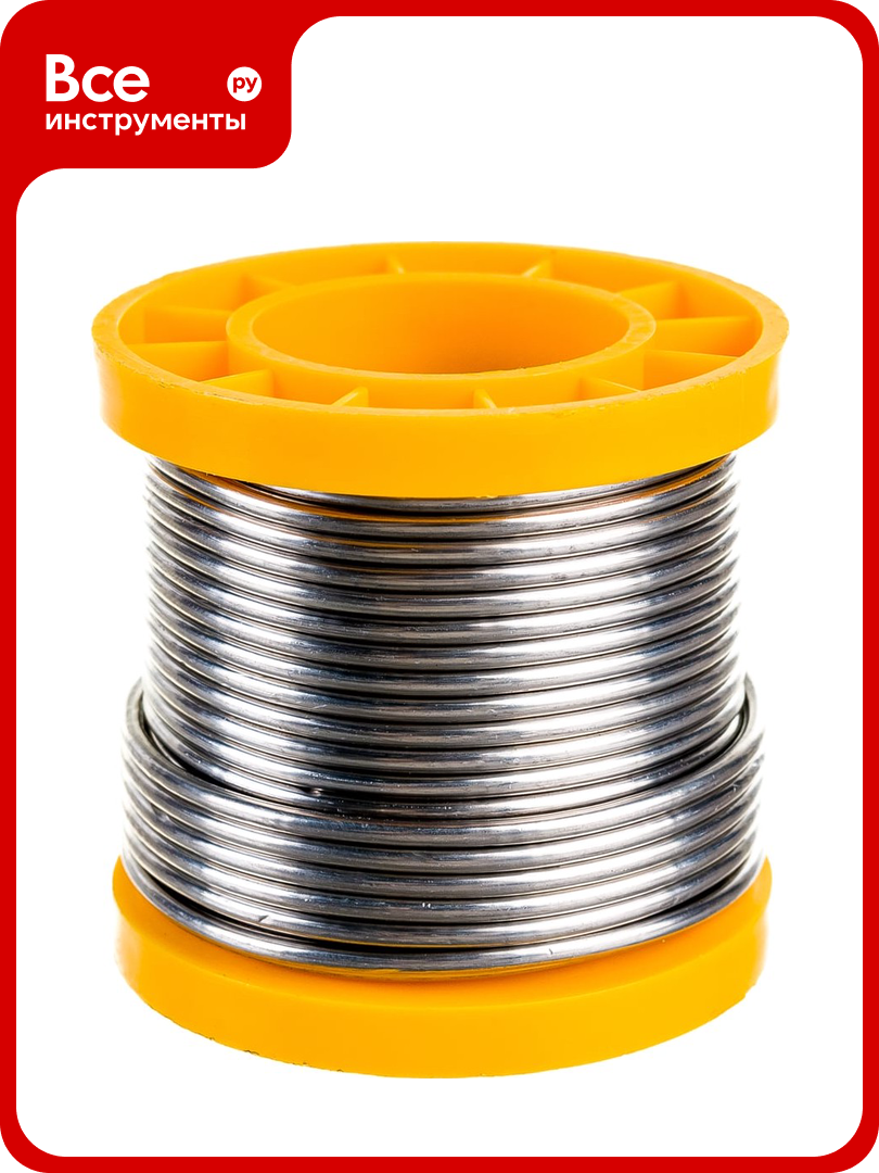 Припой ПОС 61 (2 мм; 200 г; трубка с канифолью) Gigant SP-002, электро- и радиоаппаратуры, с герметичными швами