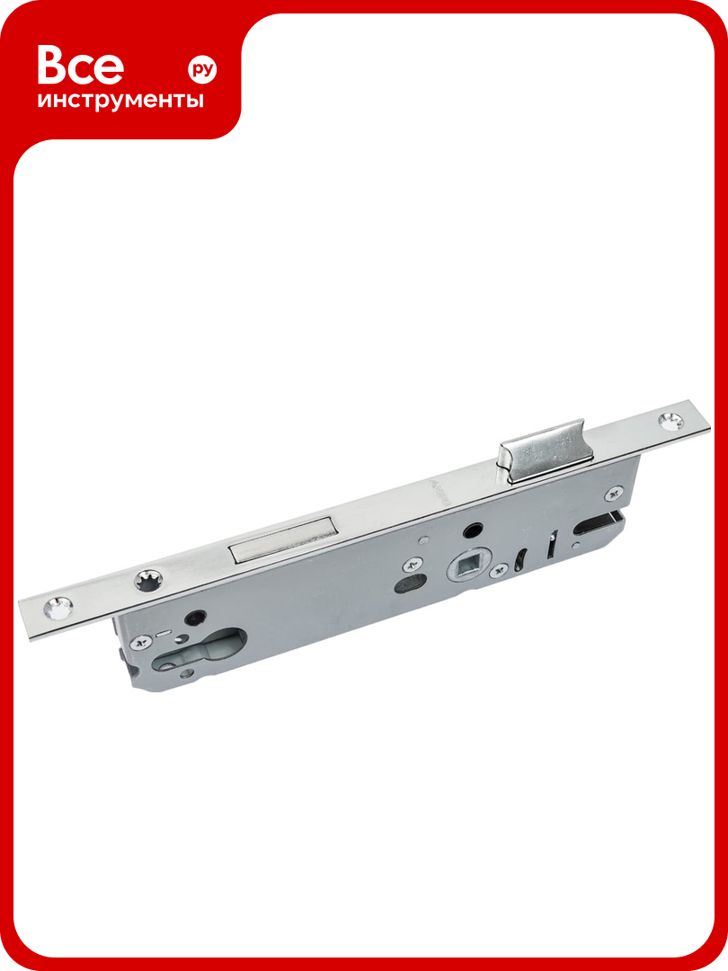 Дверной врезной замок ANBO (для ПВХ; м/о 92 мм; пл. 16 мм; д/м 35 мм; с фалевой защёлкой) ANBO114935, 92 мм