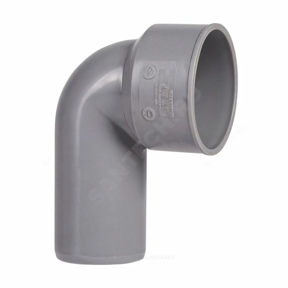 Отвод PP-H сифонный серый HT HTSW Дн 50/40х90гр б/нап б/к Ostendorf 112940