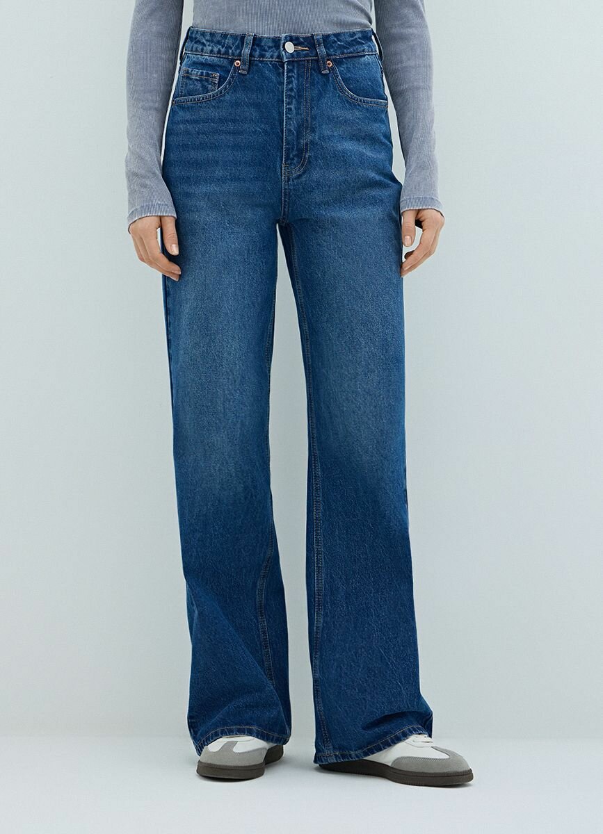 Джинсы широкие 