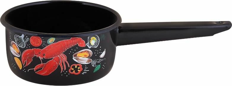 Ковш кухонный, сотейник 1с22с Лобстер эмал цил без/кр 1,0л