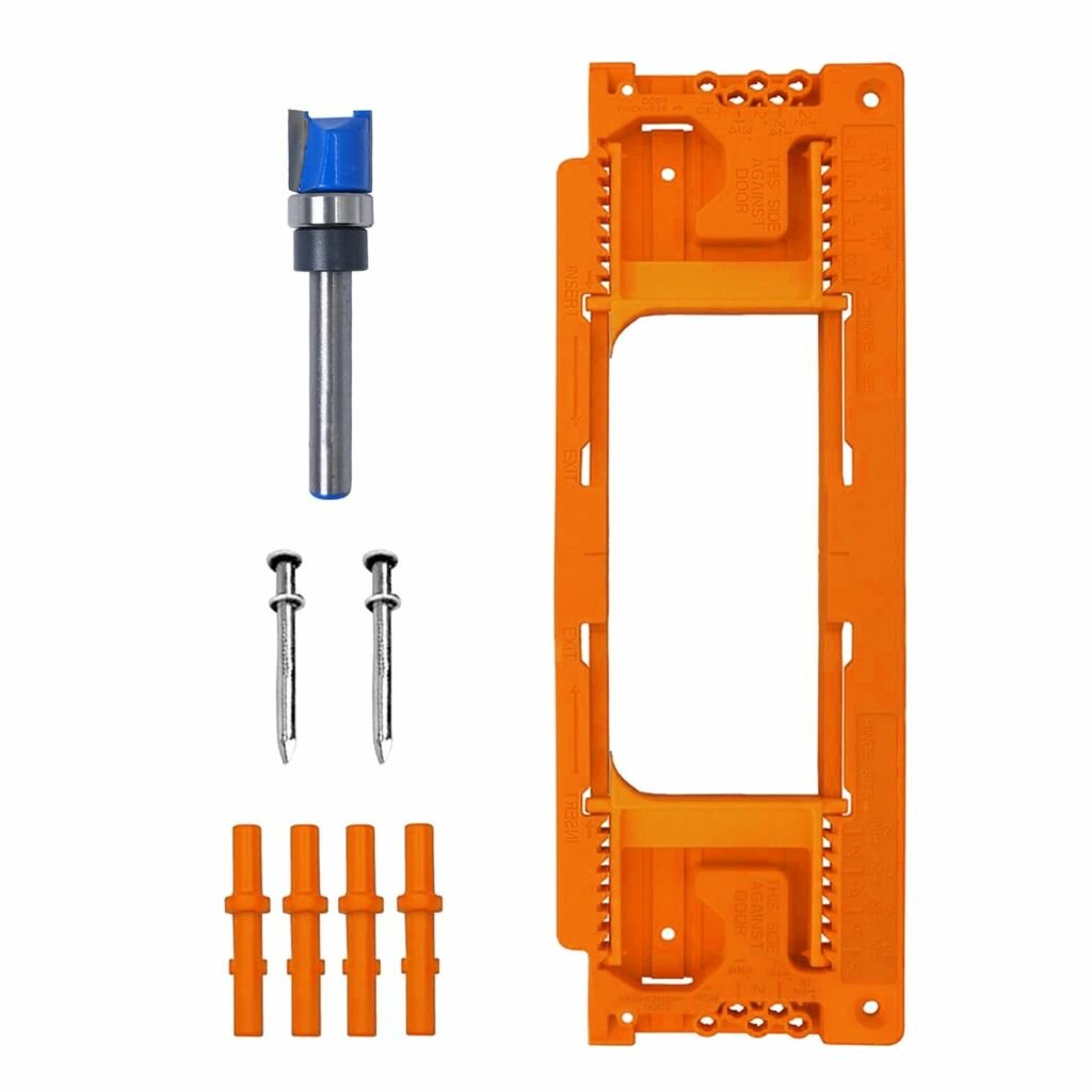 Фрезерный шаблон для установки дверных петель