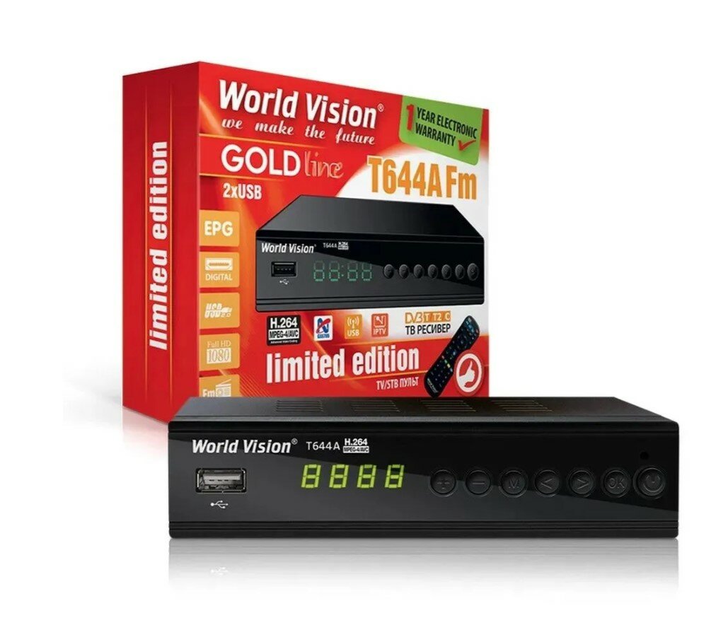 Цифровая ТВ-приставка WV T644A FM Limited edition