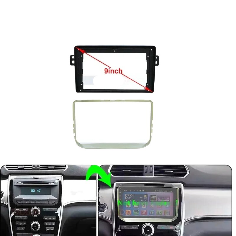 Для 2014-2017 Great Wall HAVAL H2 9-дюймовое радио Android стерео рамка панель приборная панель видеокабель жгут навигации 14-2017 Frame