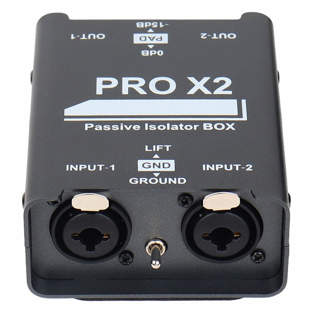 Новый 2-полосный аудиоизолятор, токоотвод, XLR 6.5, пермаллоевый микшер для прямой трансляции