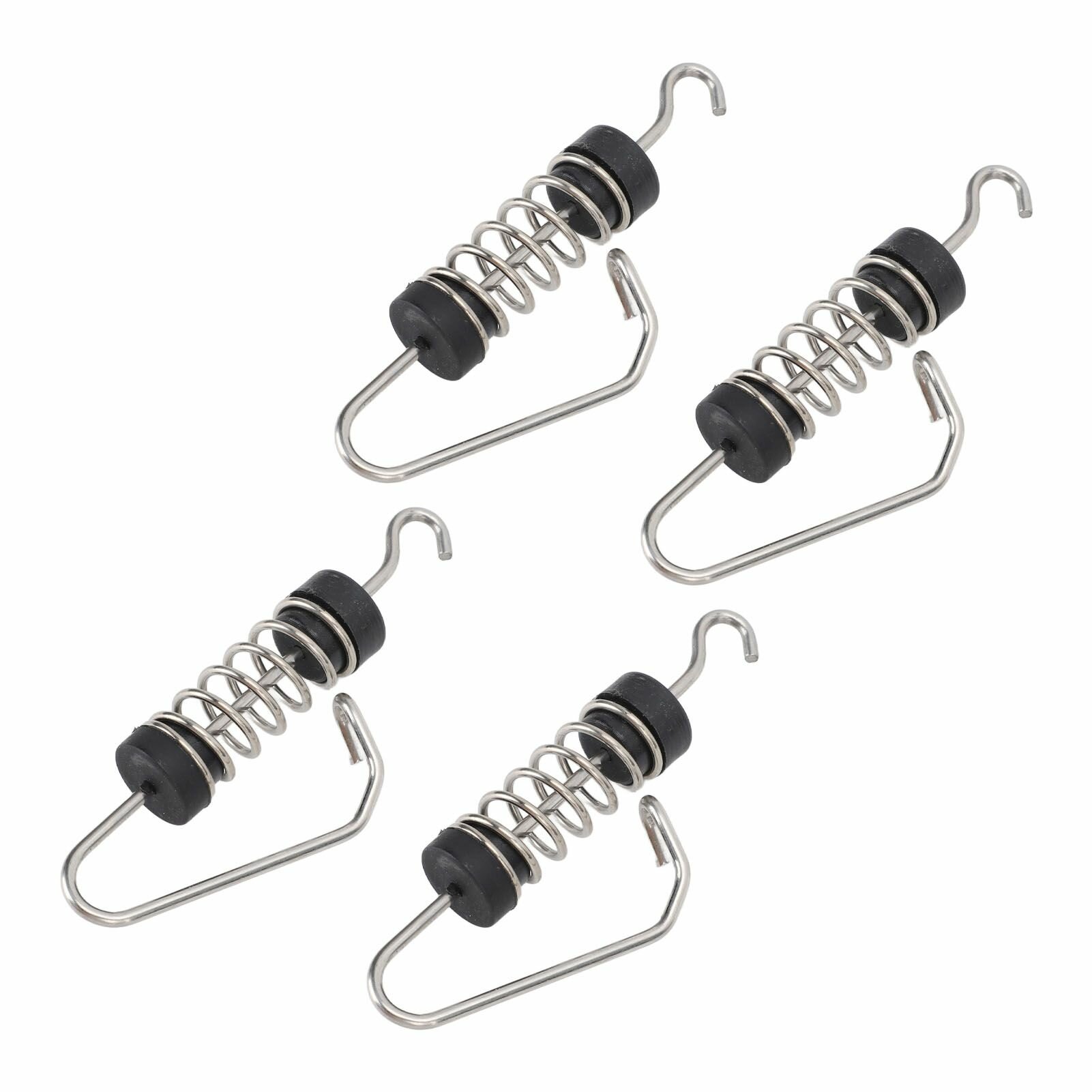 4 шт. зажимы для рыболовного флага, нержавеющая сталь 316, подпружиненная противоскользящая ручка, зажим для морского флагштока для фалов, выносные тросы