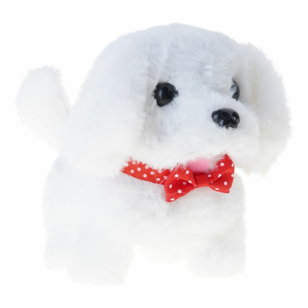 Игрушка электронная, Короткая Плюшевая Кукла My robot puppy-белый