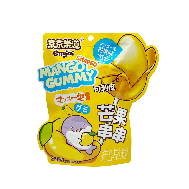Конфета желейная Ennjoi в форме манго со вкусом манго 60 г, Китай