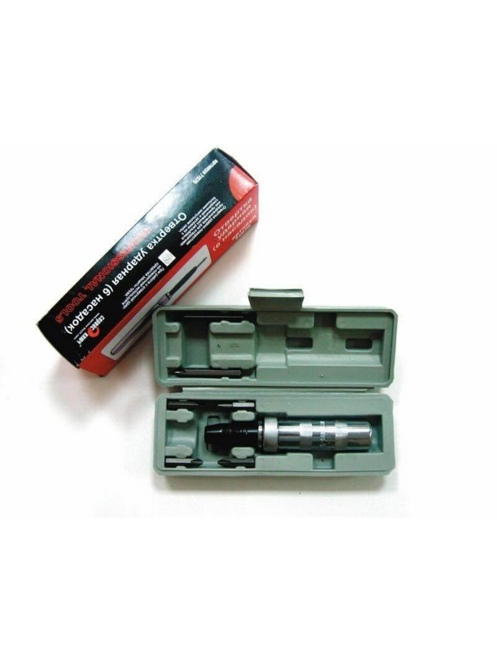 Отвёртка ударная (6 насадок 8 мм) Сервис Ключ, 71575