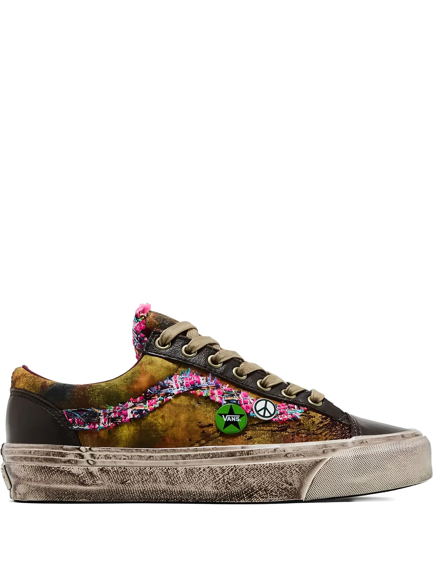 Кроссовки VANS Old Skool Warm Brown, размер 6 US, коричневый/серый/оранжевый