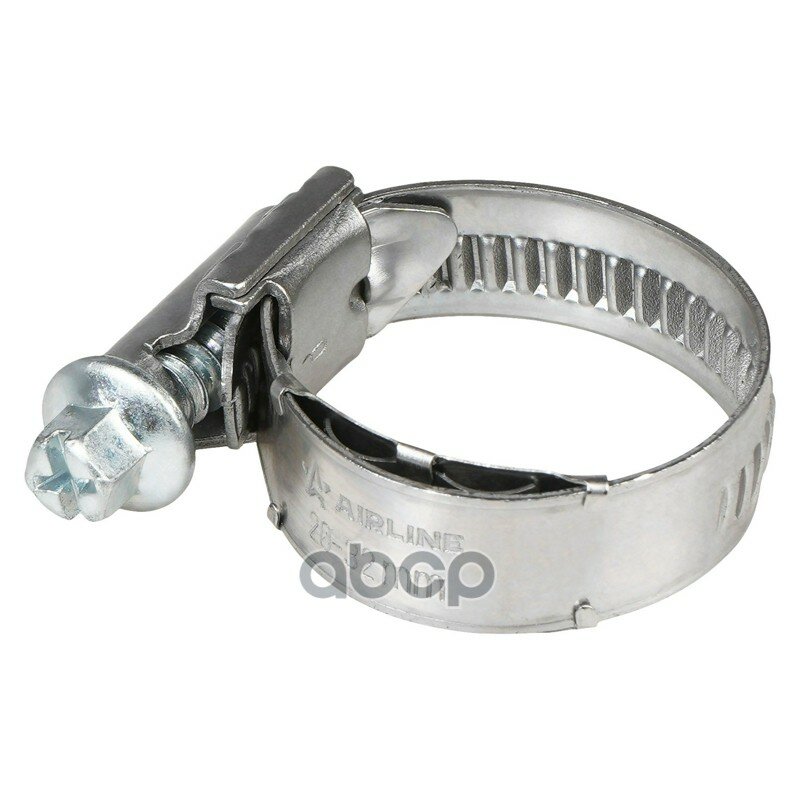 Хомут червячный 20-32/12мм с пружинной вставкой, W2 (нерж.) (ADHSS002) AIRLINE арт. ADHSS002