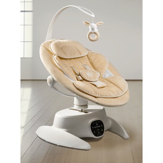 Электрокачели Amarobaby Smart swing бежевый