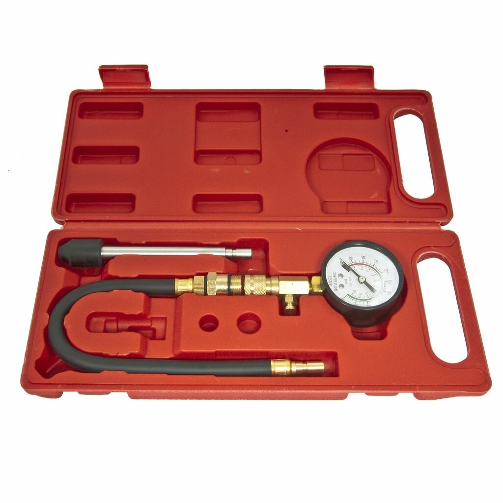 Компрессометр для бензиновых двигателей (0-21Bar) (М14, М18), 3 шт арт ER86305 эврика