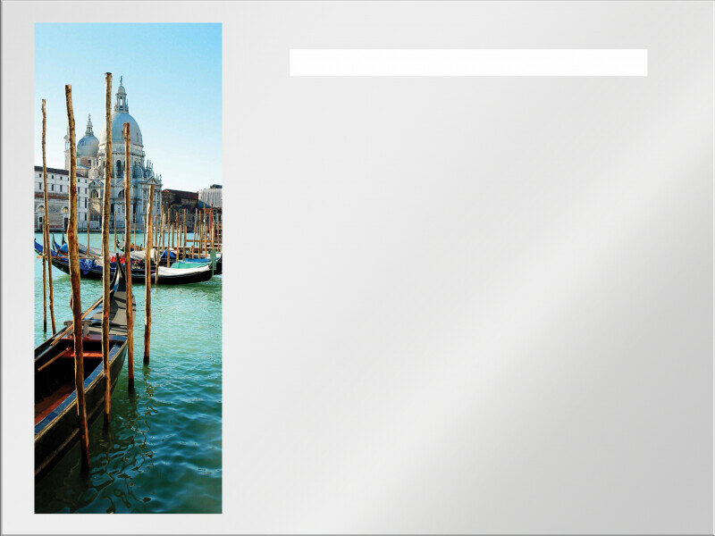 Зеркало Dubiel Vitrum Lustro Vision Venezia с подсветкой 80х60